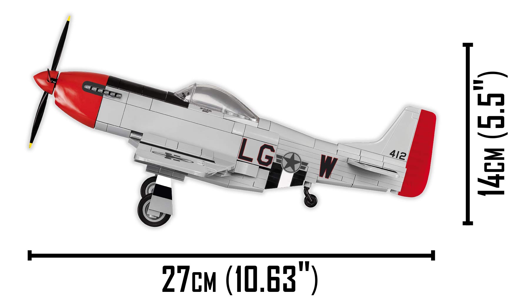 COBI TOP Gun: Maverick Mustang P-51D