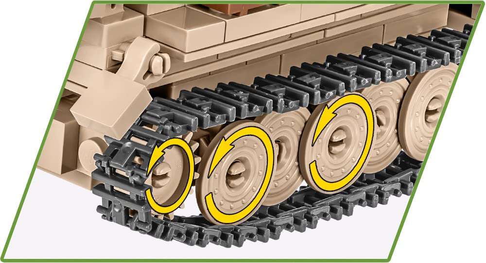 Cobi toys 283 Pcs Hc WWII /2273/ Sd.Kfz.10 Demag D7
