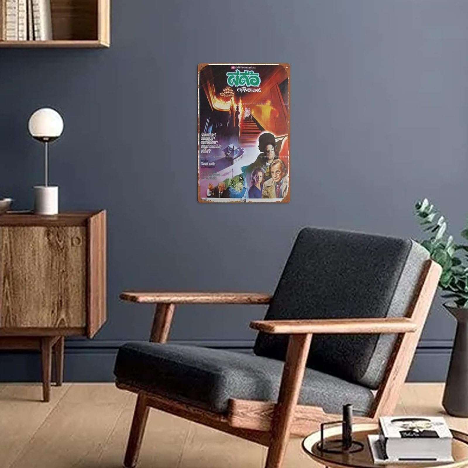 The Changeling Professional Tin Poster- Ideal Wall Decor for Bars, Cafes, Offices, Restaurants, Homes, Gardens, Shops, Clubs - 12 X 8 Inches
