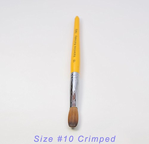 Valentino - Acrylic Nail Brush (Size #10 Crimped)