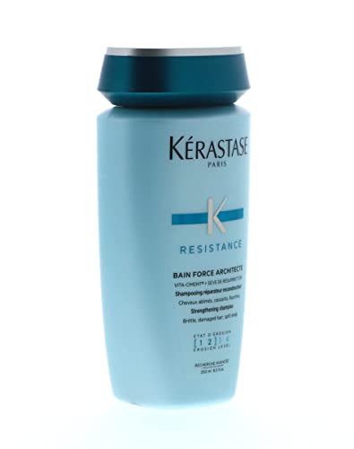 Kerastase Resistance Bain Force Architecte Shampoo (For Brittle, very Damaged Hair, Split Ends) - 250ml/8.5oz