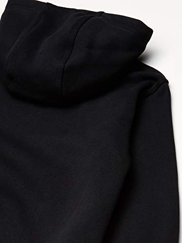 Nike Boy's Sportswear Club+ Hbr Pullover Hoodie, Black/(Light Smoke Grey), Medium