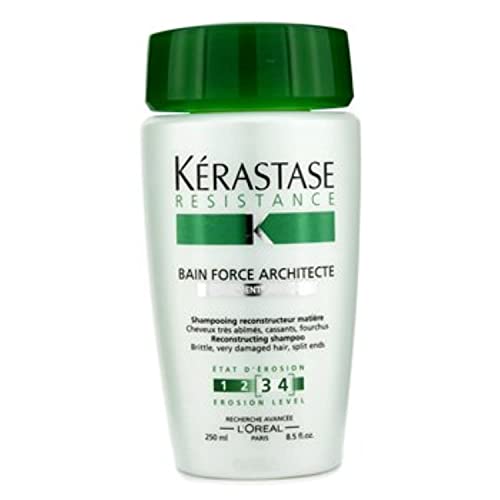 Kerastase Resistance Bain Force Architecte Shampoo (For Brittle, very Damaged Hair, Split Ends) - 250ml/8.5oz
