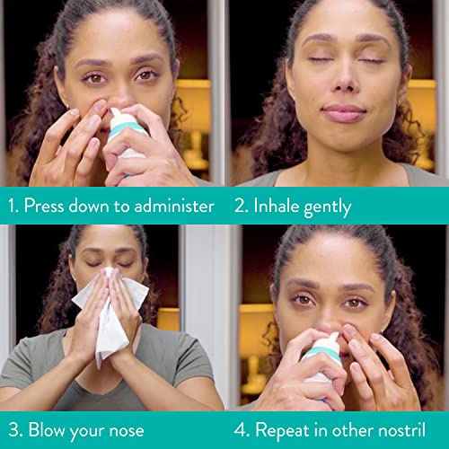 Vicks Sinex Saline Nasal Spray, Drug Free Ultra Fine Mist, Clear Everyday Sinus Congestion Fast, Clear Mucus from a Cold or Allergy, Daily Use 5.0 fl oz x 2