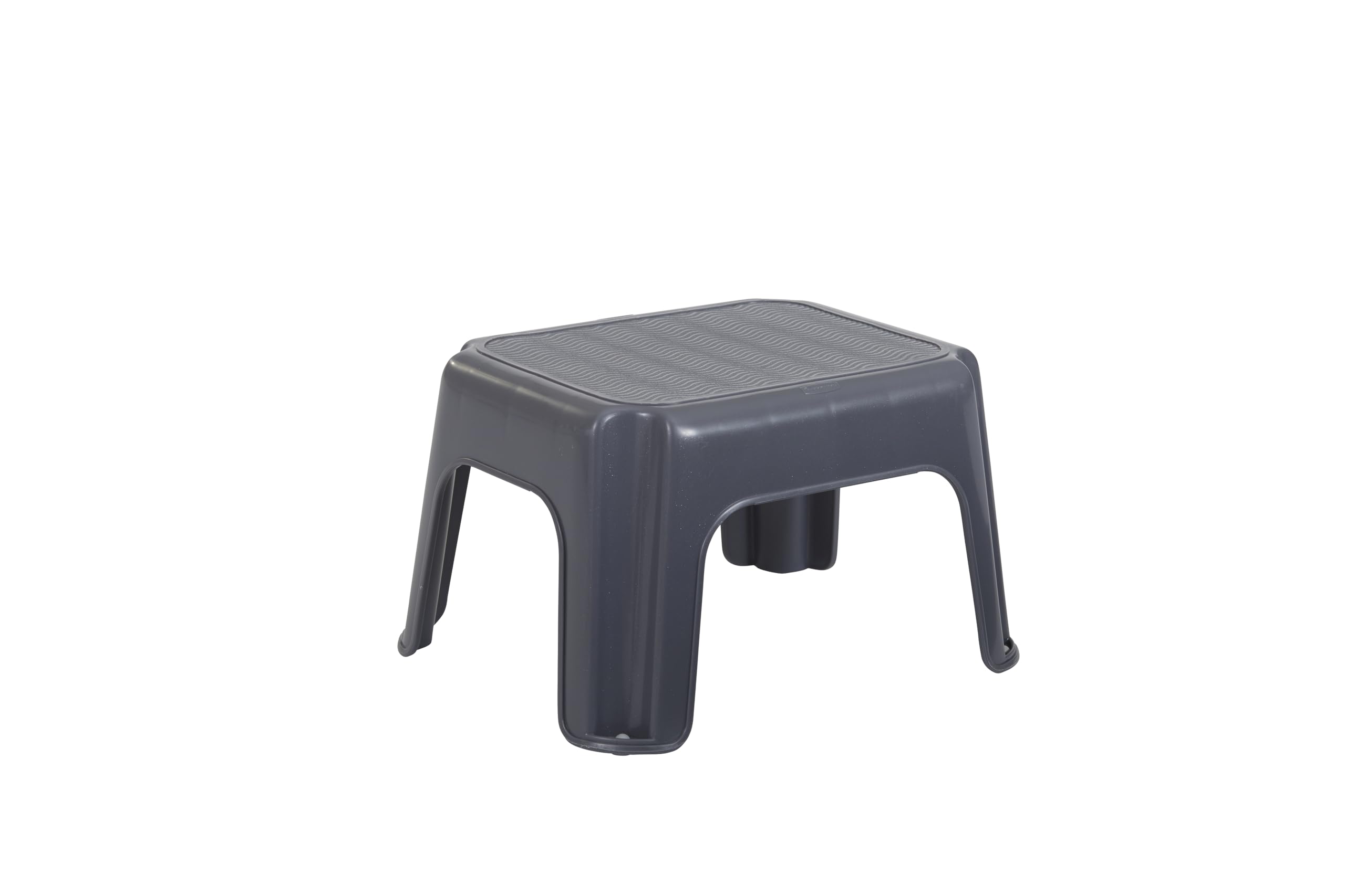 Rubbermaid One-Step Stool, Bisque, Holds up to 200 Pounds, Ideal for Home, Office, Garage, Durable Step Stool, FG275300CYLND, 7.1 inches Height, Gray