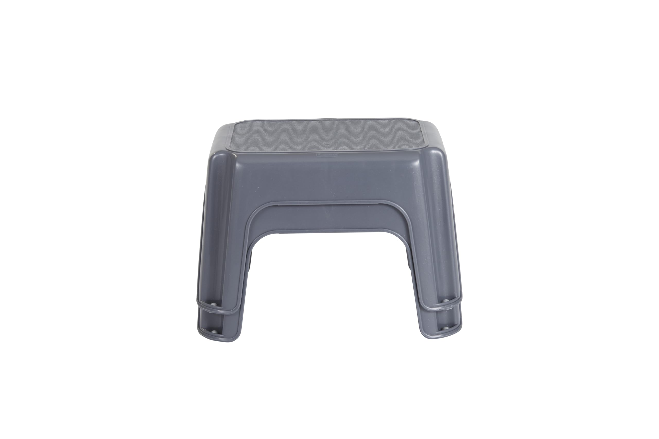 Rubbermaid One-Step Stool, Bisque, Holds up to 200 Pounds, Ideal for Home, Office, Garage, Durable Step Stool, FG275300CYLND, 7.1 inches Height, Gray