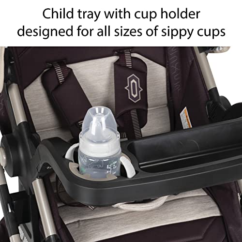 Safety 1st Deluxe Grow and Go Flex 8-in-1 Travel System, Weight Capacity from 4–35 lbs, Dunes Edge