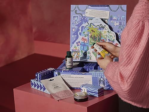 The Body Shop 24-Piece Holiday Beauty Advent Calendar, 24-Piece Holiday Gift Set