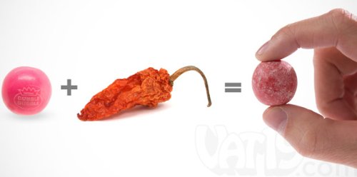 Sonoran Spice Cinnamon Ghost Pepper (Bhut Jolokia) Gumballs - 25 Count Pouch