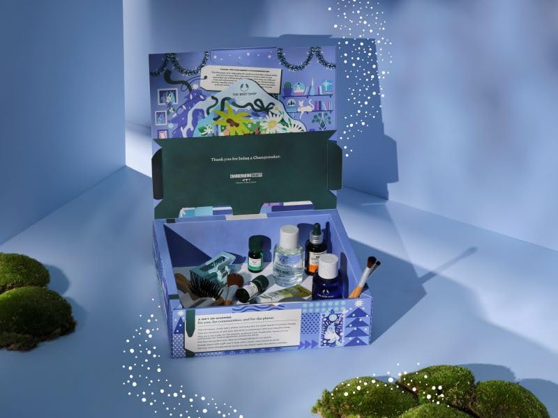 The Body Shop 24-Piece Holiday Beauty Advent Calendar, 24-Piece Holiday Gift Set