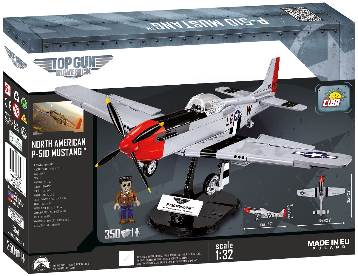 COBI TOP Gun: Maverick™ Mustang P-51D™ Plane