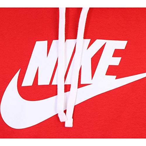 Nike Men's Sportswear Club Fleece Hoodie (L, University Red)