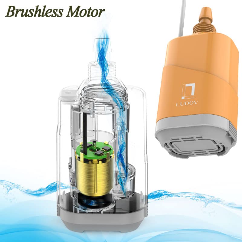 Portable Camping Shower, Handheld Camp Pump with Rechargeable 4400mAH Battery and 130LM Lighting Device for Outdoor Camping,Hiking,Traveling