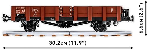 COBI Historical Collection WWII Güterwagen Type Ommr 32 "LINZ Locomotive