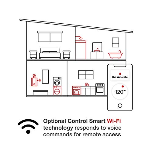 Rinnai V65eP Non-Condensing Propane Tankless Water Heater, Outdoor Installation, Up to 6.5 GPM