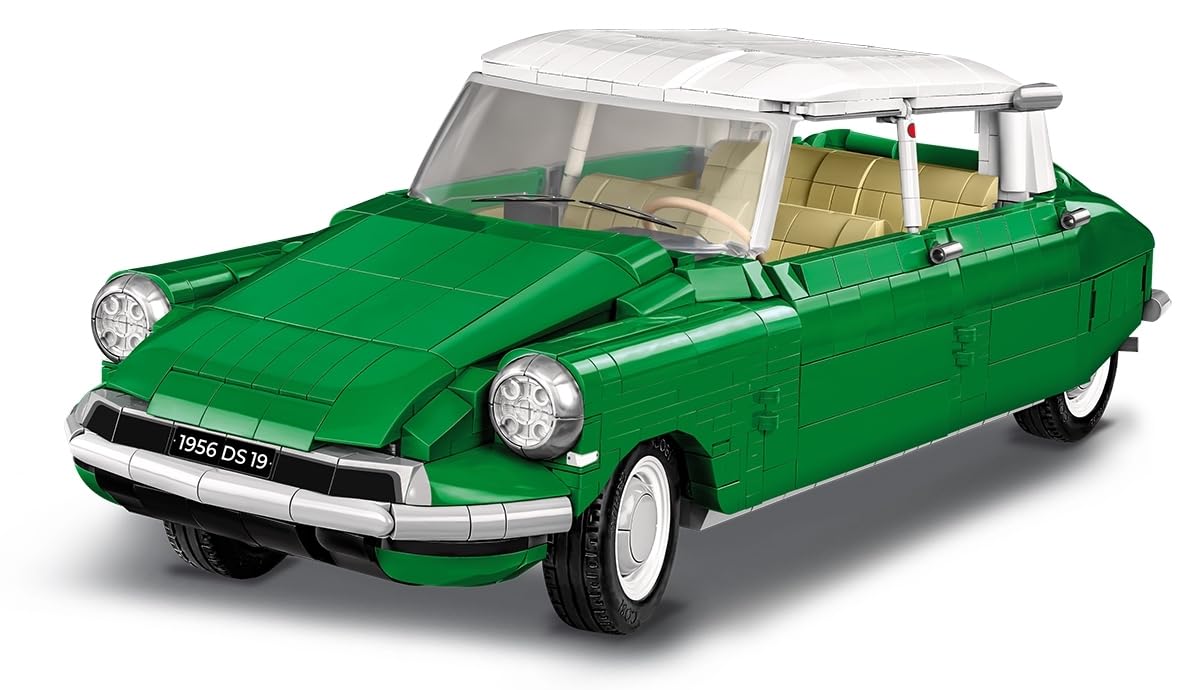 BRICKCOMPLETE Cobi Set of 3: 24350 Citroen DS 19 1956 - Executive Edition, 24348 1968 Citroen Ds. 21 Pallas & 24347 1956 Citroen Ds. 19