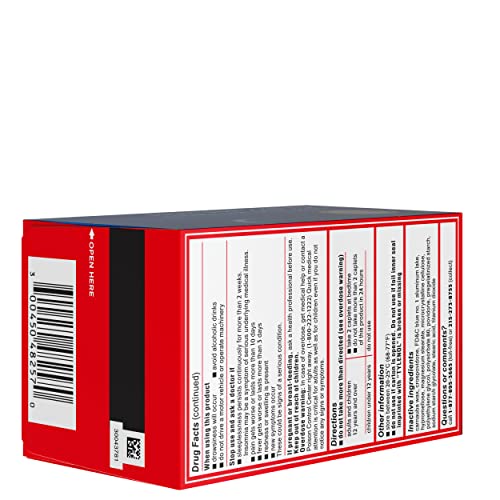 Tylenol PM Extra Strength Nighttime Pain Reliever & Sleep Aid Caplets, 500 mg Acetaminophen & 25 mg Diphenhydramine HCl, Relief for Nighttime Aches & Pains, Non-Habit Forming, 150 ct
