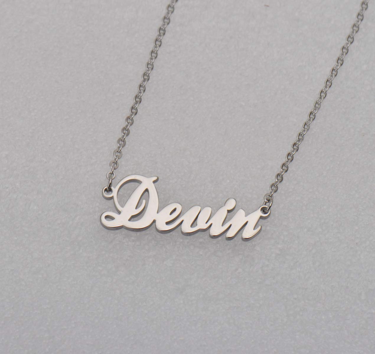 GR859C Custom Made Any Name Necklace Cobi Stainless Steel Jewelry for Mother