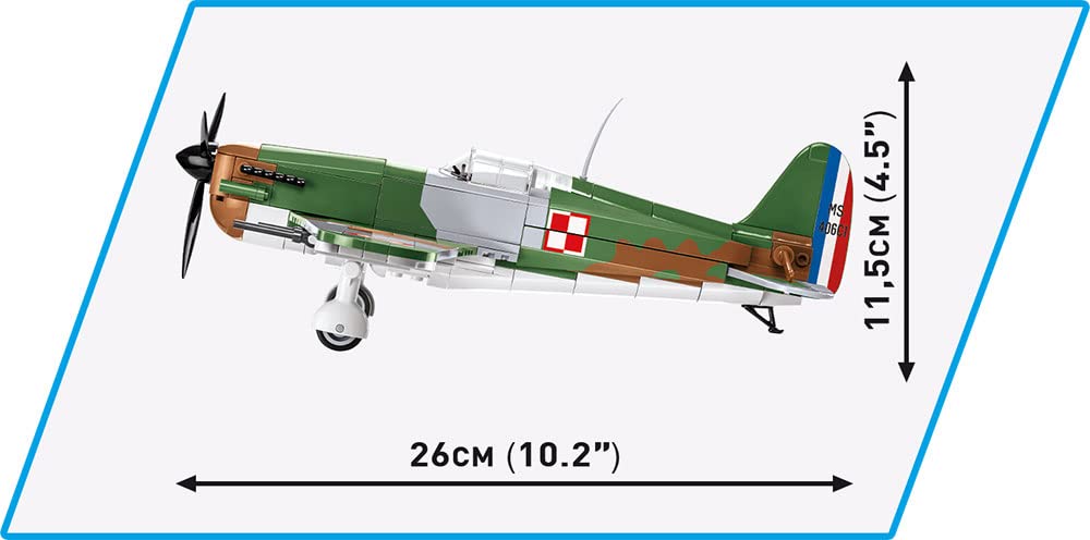 Cobi toys 317 Pcs Hs WWII Morane-Saulner Ms. 406
