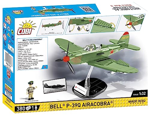 COBI Historical Collection WWII Bell® P-39Q AIRACOBRA® Aircraft