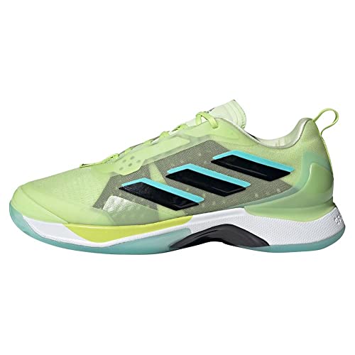 adidas Women's Avacourt Tennis Shoe, Almost Lime/Black/Pulse Lime, 8