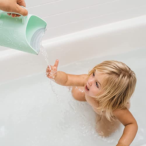 Dr. Brown’s CleanUp Dino-Soft Baby Bath Spout Cover and Dino-Pour Bath Rinse Cup, 0m+, BPA Free, Certified Plastic Neutral