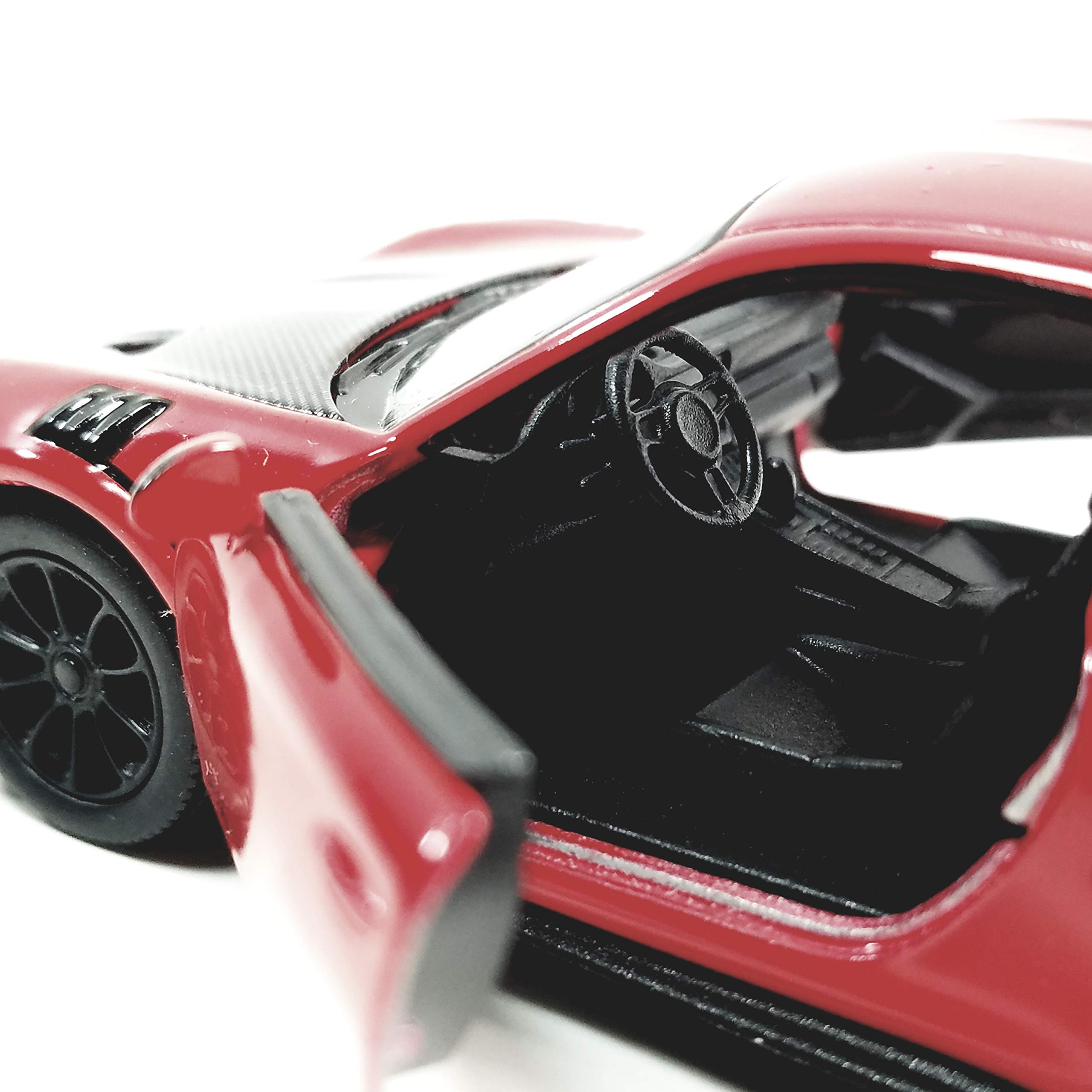 Kinsmart Porsche 911 GT2 RS 2010 Fire Red Hard Top 1/36 Scale Diecast Car