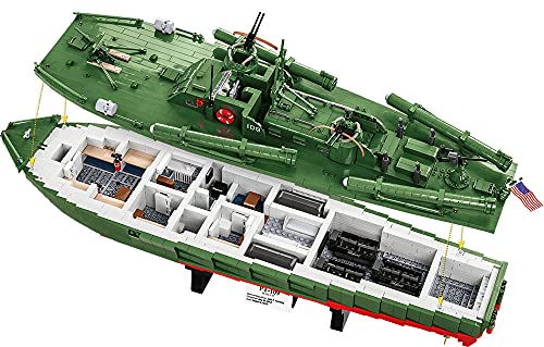 COBI Historical Collection Patrol Torpedo Boat PT-109, 3726 Pieces