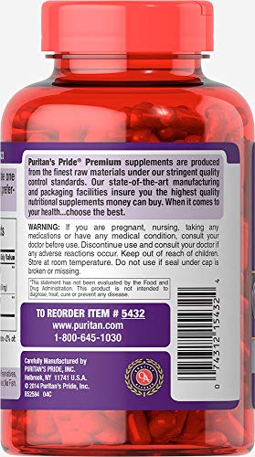 Puritans Pride Grapeseed Extract 100 Mg, 200 Count