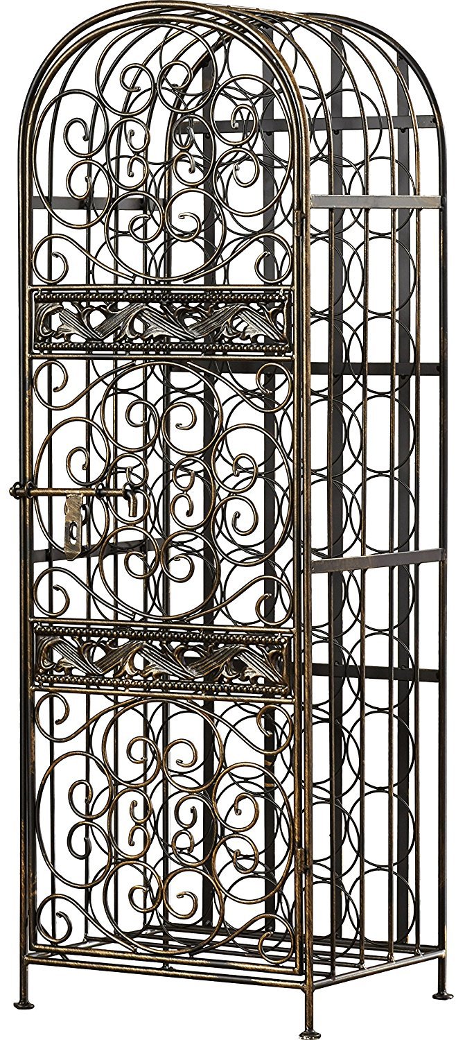 Wine Enthusiast Renaissance Wrought Iron Wine Jail