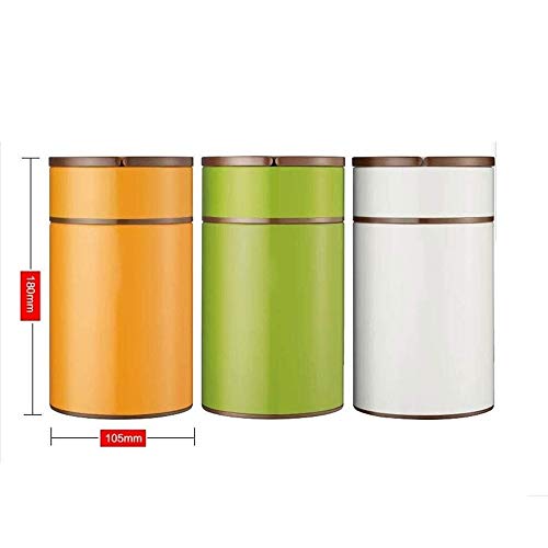 Dr.Cheolfh Lunch Container Insulation Barrel; Lunch Box; Smoldering Pot; Portable; Adult, Student; Double Thickening,Bento-Styled Lunch Solution Offers Durable (Color : Brown) (Color : Brown)