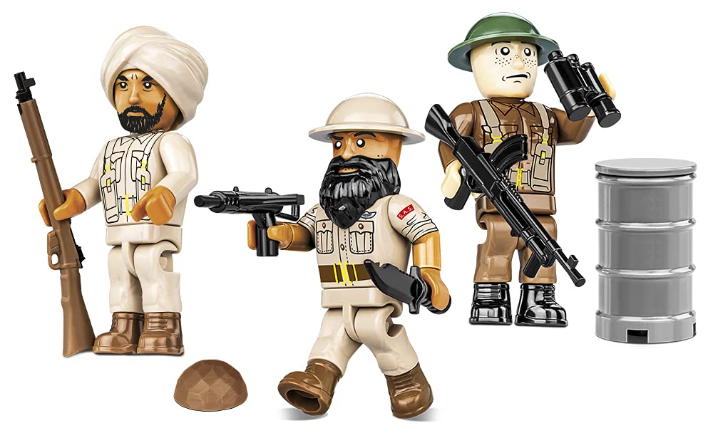 COBI Historical Collection British Special Air Service Figures, Desert Camouflage