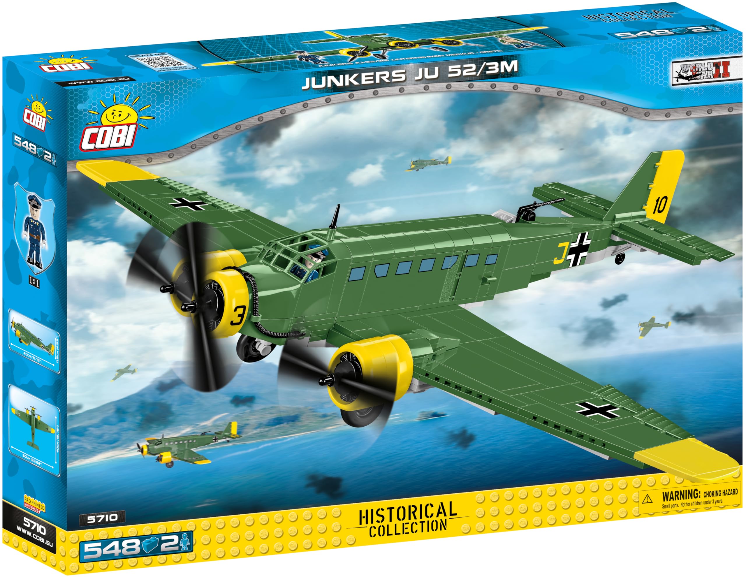 COBI Historical Collection Junkers JU 52 Plane