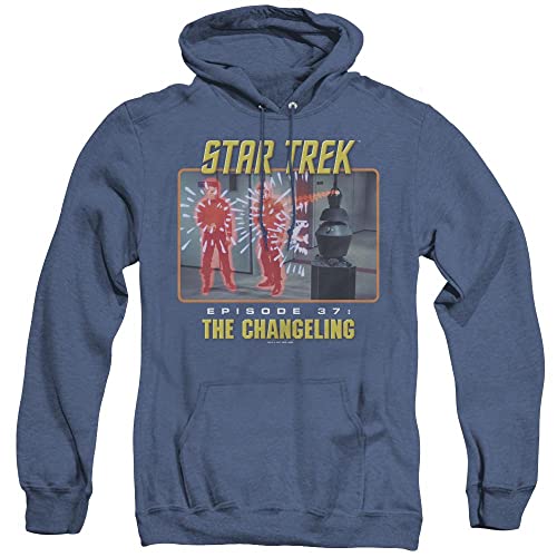 Sons of Gotham Star Trek The Original Series The Changeling - Adult Heather Pullover Hoodie M