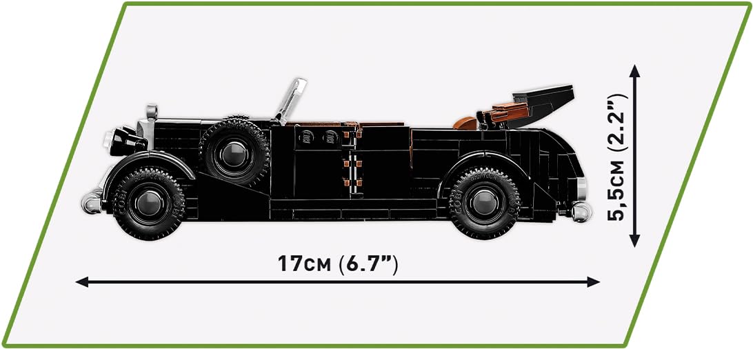COBI Historical Collection World War II German Staff Car Type 770 Vehicle