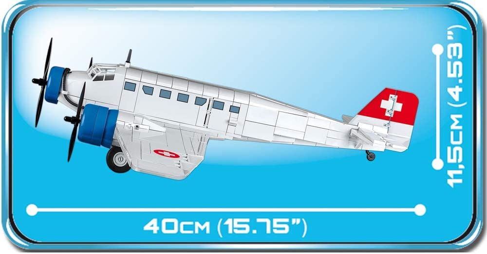 542 Pcs Historical Collection WWII Planes /5711/ Junkers Ju-52