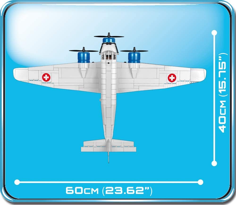 542 Pcs Historical Collection WWII Planes /5711/ Junkers Ju-52