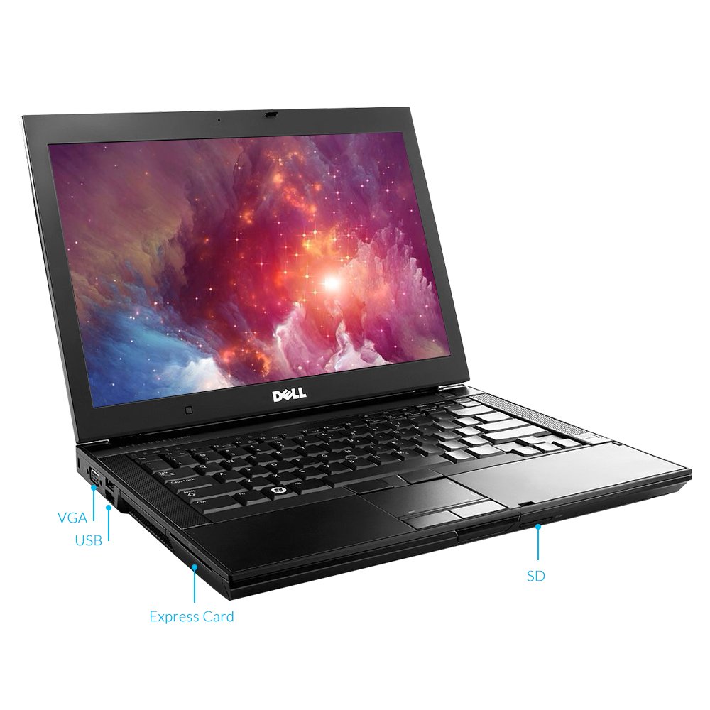 Dell E6410 Laptop Intel i5-520 2.4GHz 4GB Ram 128GB SSD Windows 10 Home (Renewed)