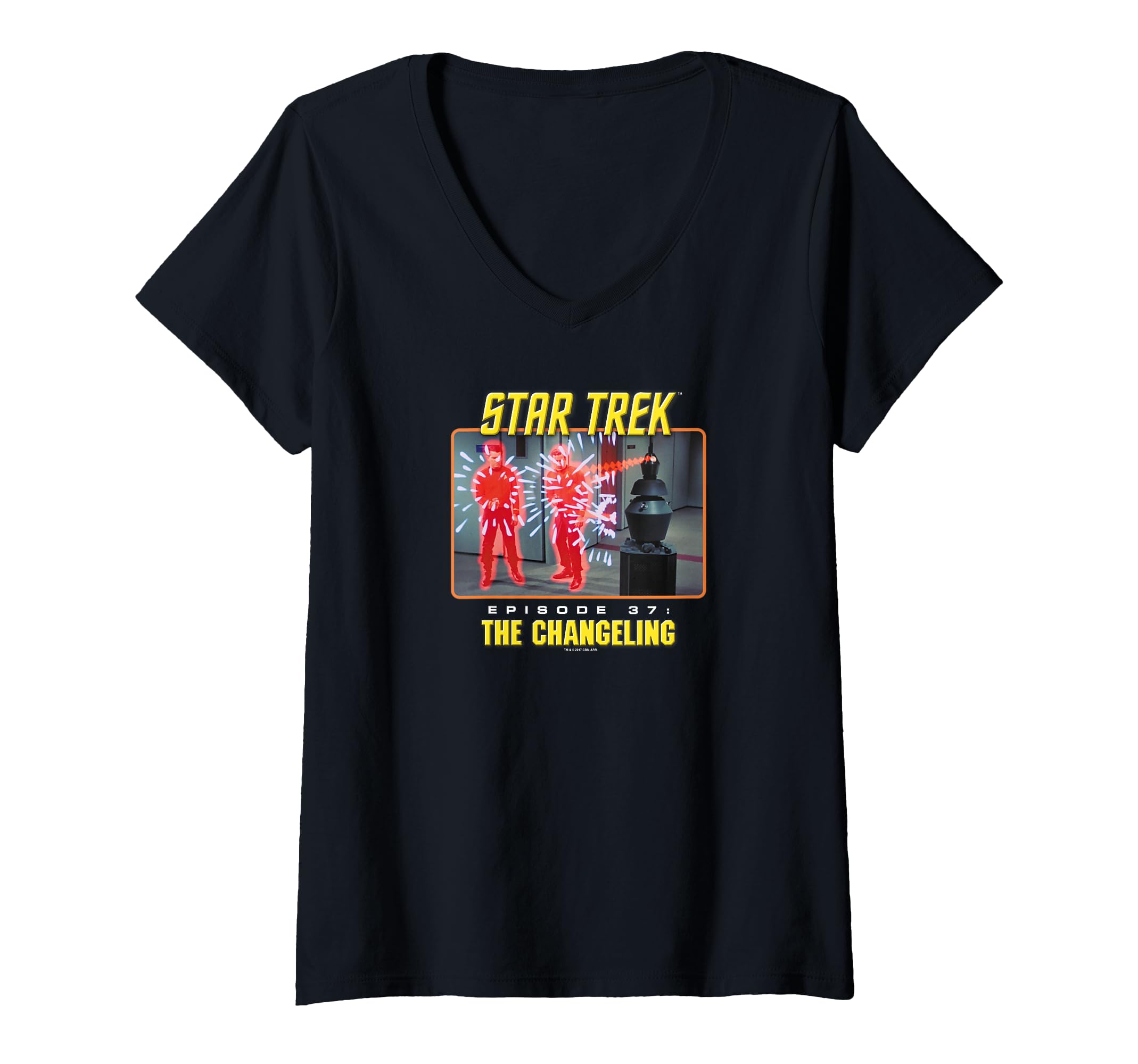 Womens Star Trek The Changeling V-Neck T-Shirt