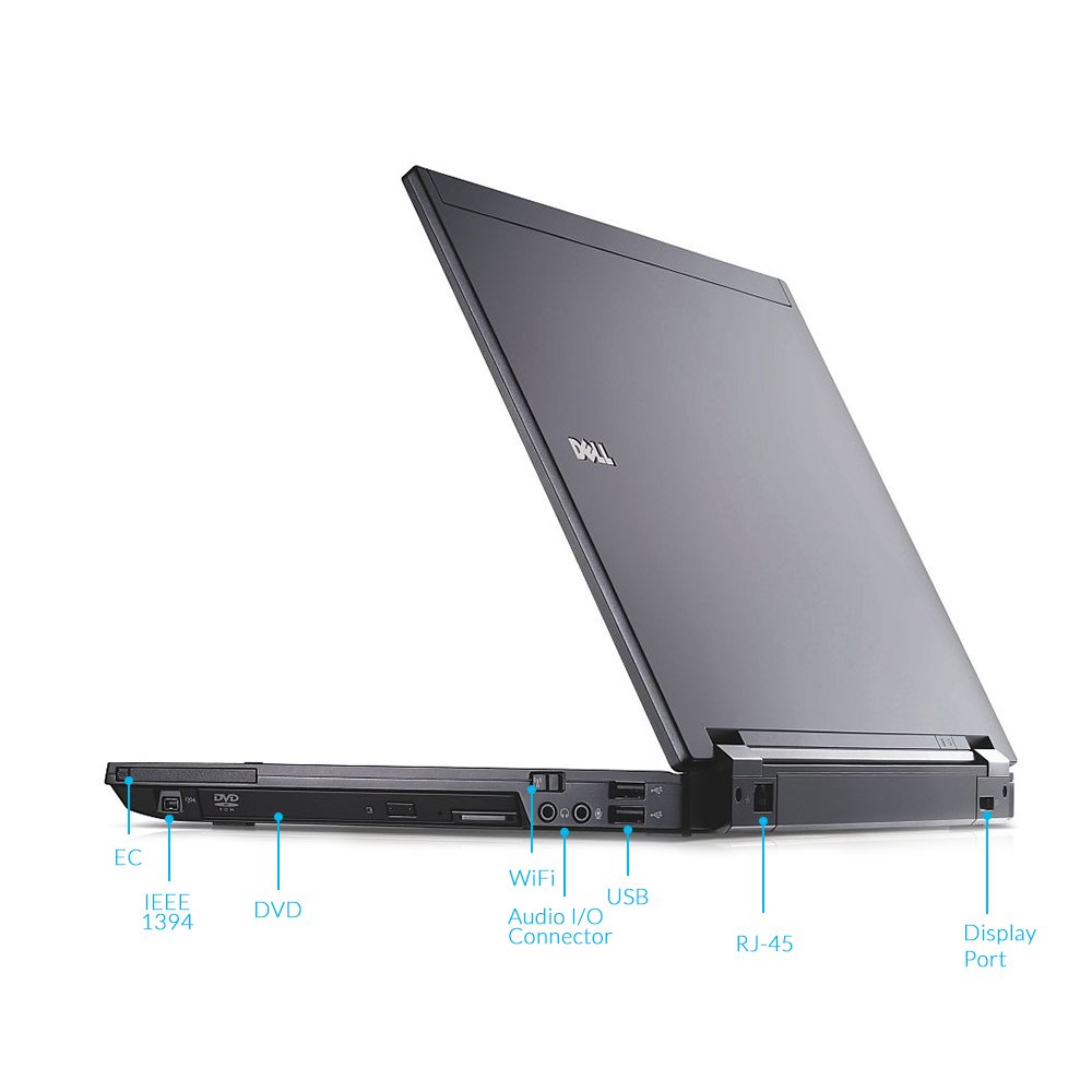 Dell E6410 Laptop Intel i5-520 2.4GHz 4GB Ram 128GB SSD Windows 10 Home (Renewed)