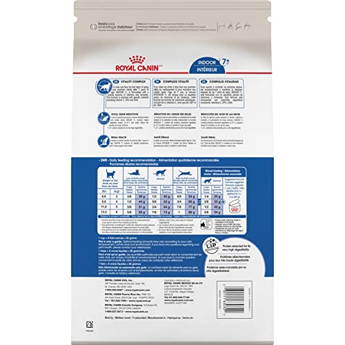 Royal Canin Indoor 7+ Adult Dry Cat Food, 5.5 lb bag