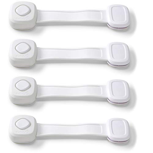 Safety 1st Outsmart All-Purpose, Multi Use Strap, Four Pack, White