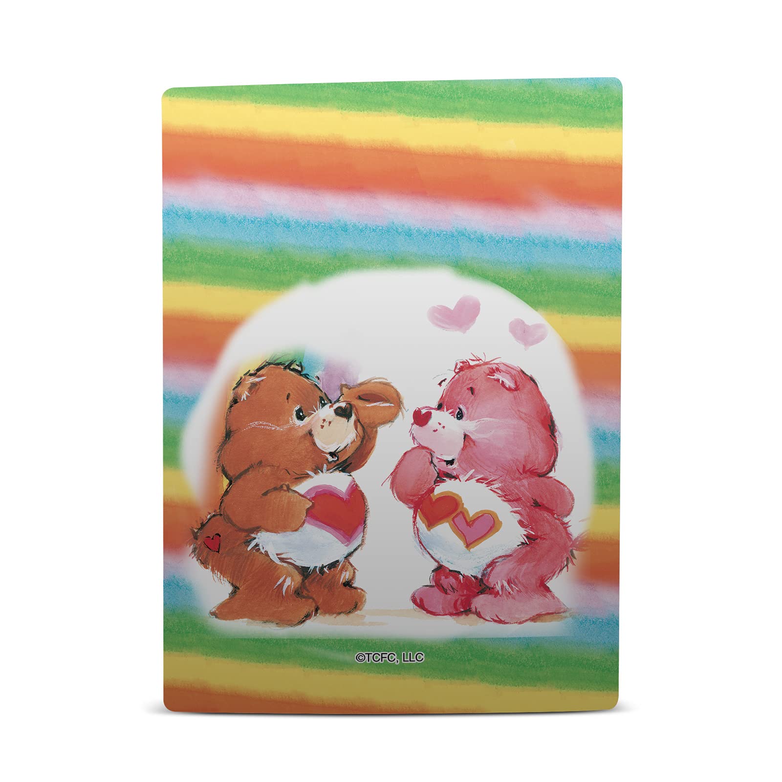 Head Case Designs Officially Licensed Care Bears Rainbow Classic Vinyl Faceplate Sticker Gaming Skin Case Cover Compatible with Sony Playstation 5 PS5 Digital Edition Console