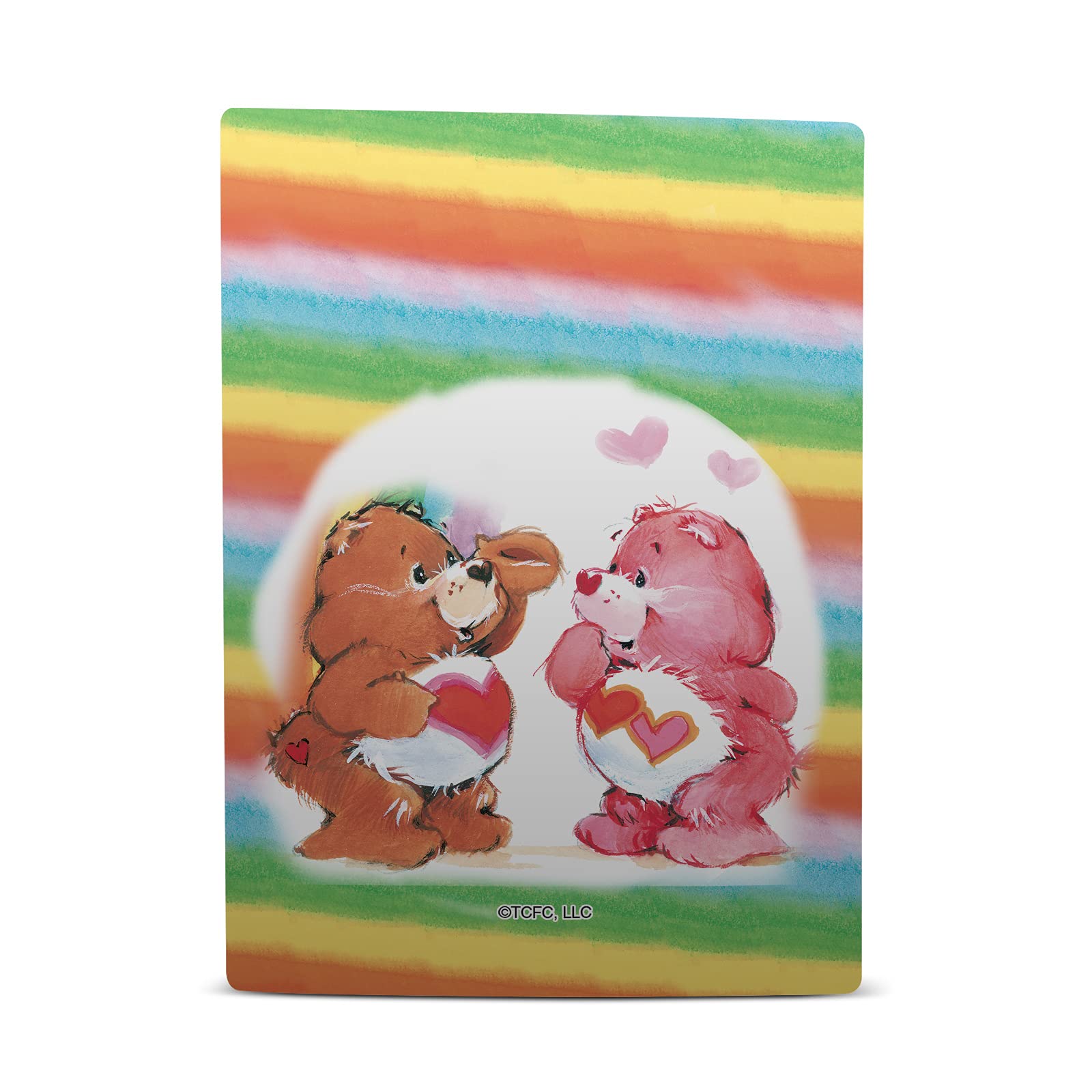 Head Case Designs Officially Licensed Care Bears Rainbow Classic Vinyl Faceplate Sticker Gaming Skin Case Cover Compatible with Sony Playstation 5 PS5 Digital Edition Console