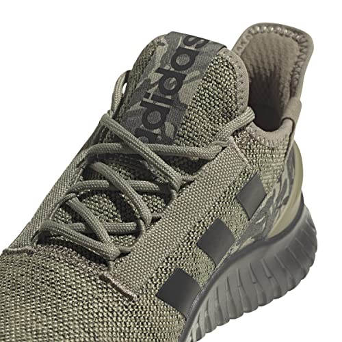 adidas Men's Kaptir 2.0 Running Shoe, Orbit Green/Black/Black, 10.5