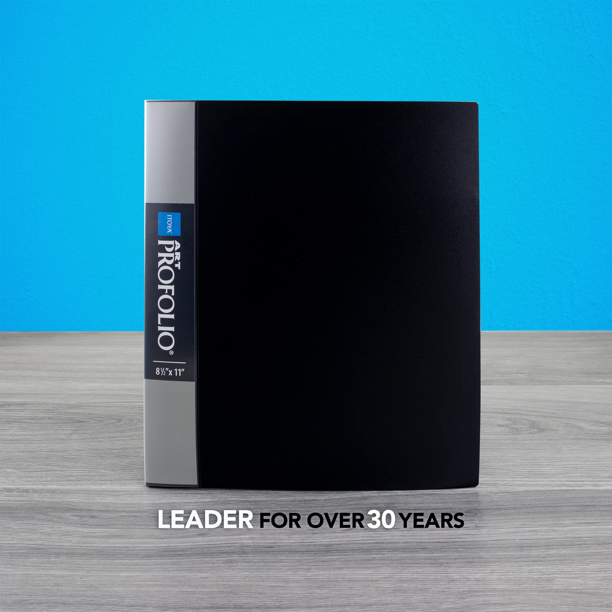 Itoya Profolio Series 8 1/2 X 11 Inch Art Presentation Portfolio (12 Two-Sided Pages)