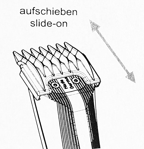 Wahl Professional Detachable Clipper Cutting Guide Set - 6 Piece Set Fits WAHL: ChromStyle Pro. Sterling: Li+Pro, Big Mag Clipper - - Model 41881-7430