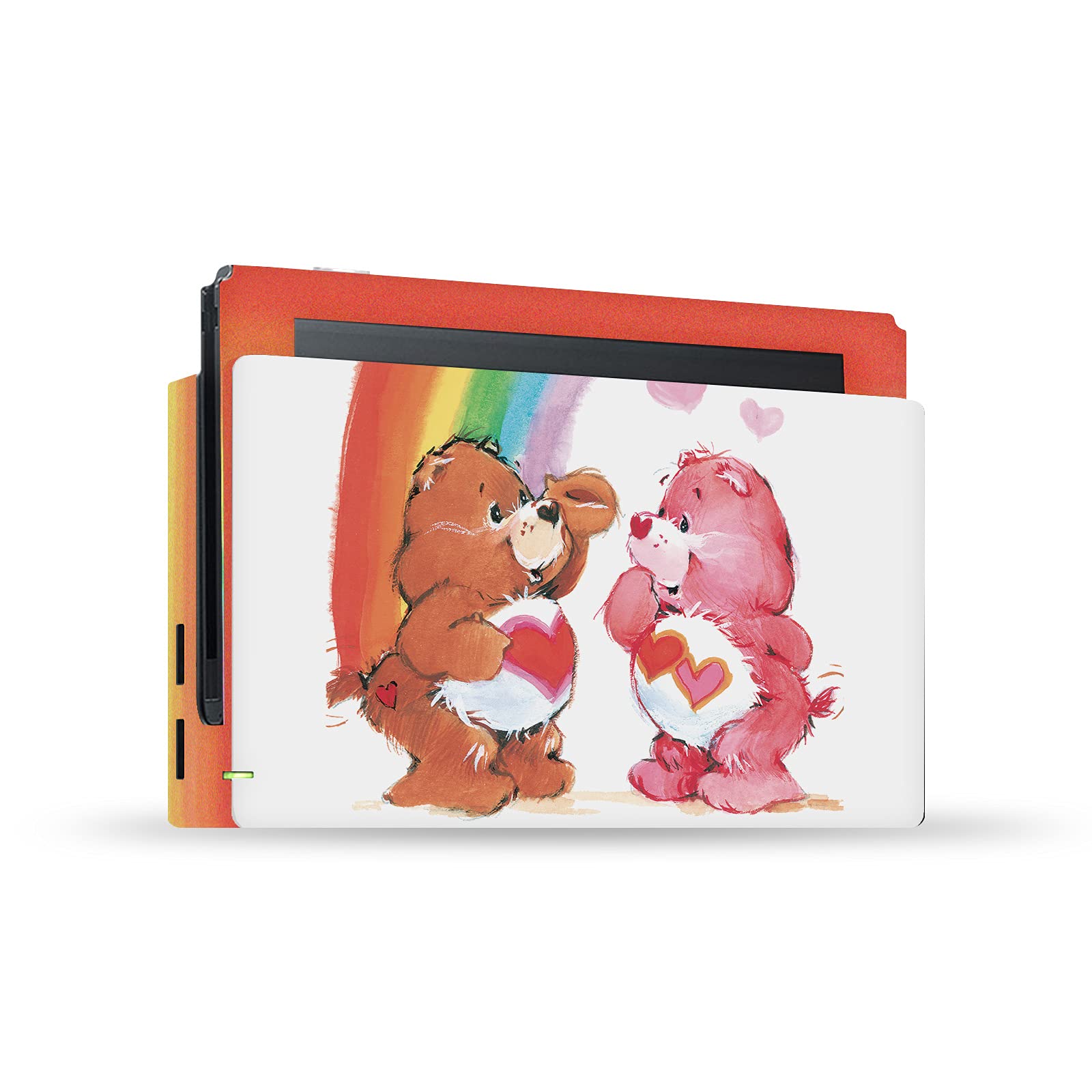 Head Case Designs Officially Licensed Care Bears Rainbow Classic Vinyl Sticker Gaming Skin Decal Cover Compatible With Nintendo Switch Console & Dock