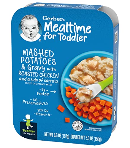 Gerber Graduates Lil' Meals Mashed Potatoes & Gravy with Roasted Chicken & Carrots, 6.6 OZ