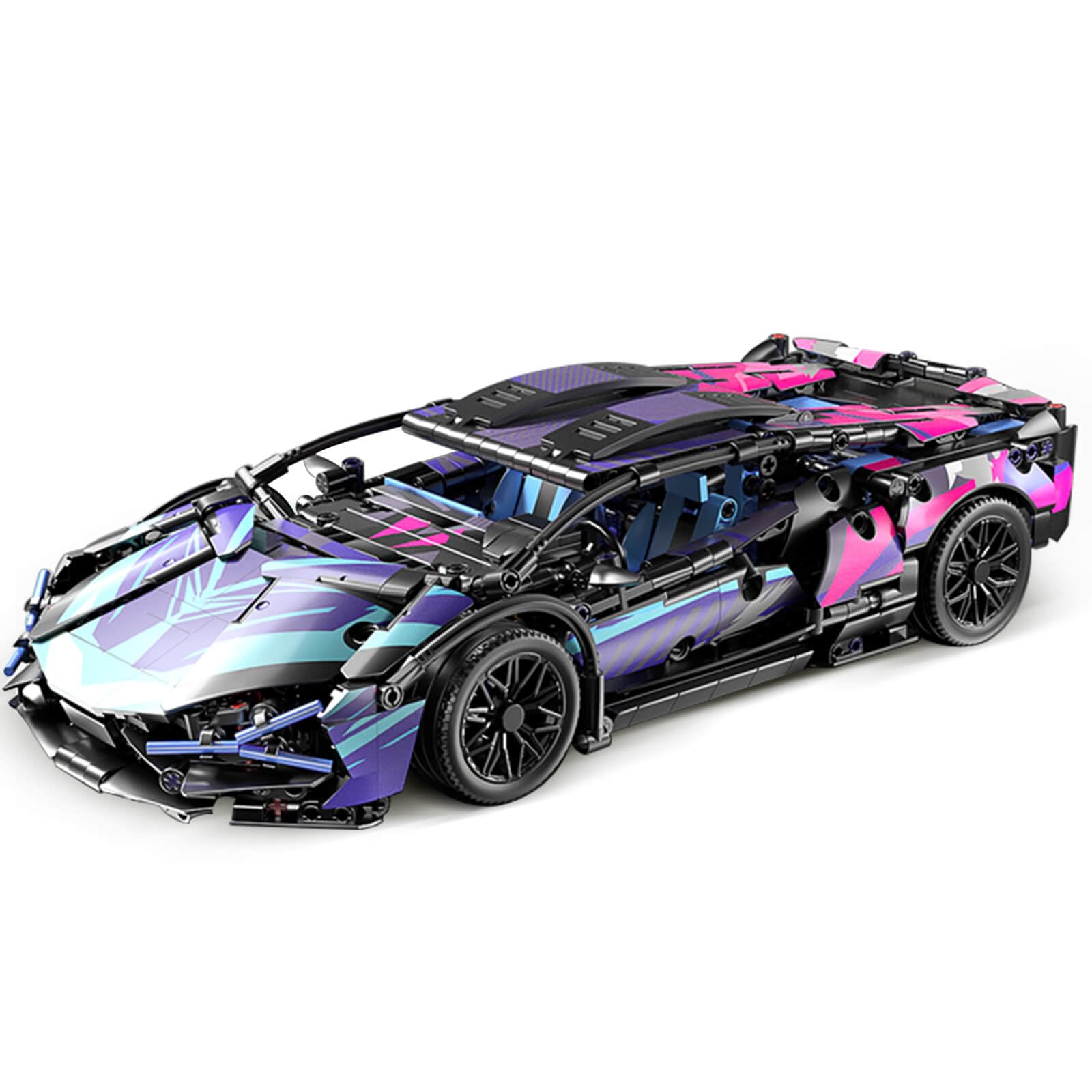 hahaspil Race Cars Building Blocks Gift for Adults, Boys and Girls, 1100PCS, Toys for Ages 8-13 Game of Speed and Champions Lagos Toy Model Car Building Kit Iconic Collector Set